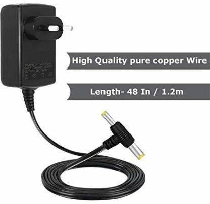 NEXT TECHNOLOGY (Pack of 1) Power Adapter 12V 1 Amp Dual Pin with Screw ...