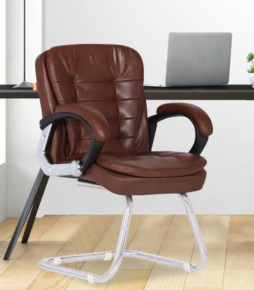 Da URBAN Milford Brown With Arms | Heavy Duty Frame| Study Chair ...