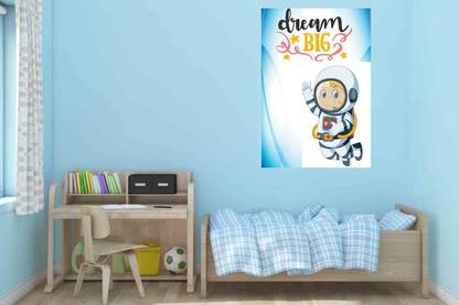 Cartoon Sticker Poster|Dream Big|Poster For Kids Room, Kindergarten ...