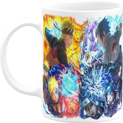 Printwala Naruto mug Kakashi mug Anime For Kids Sasuke Itachi Minato ...