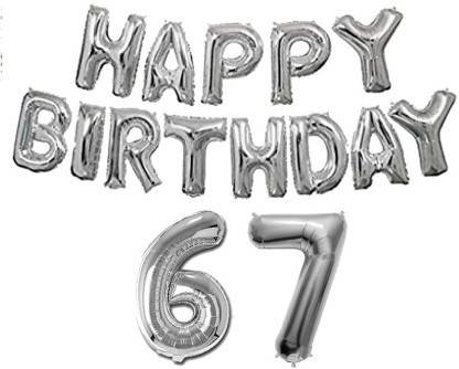 Flipkart.com | Urban villagers Solid Solid Silver Solid Happy Birthday ...