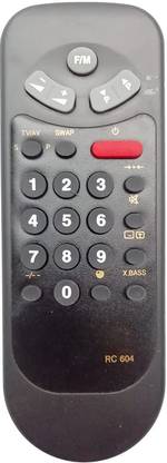 LipiWorld RC 604 CRT TV Universal Remote Control Compatible for BPL ...