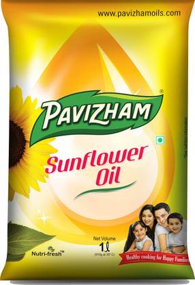 Pavizham 1 Liter Coconut Oil Pouch Price in India - Buy Pavizham 1 ...