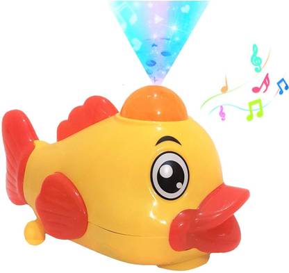 Joy Stories Musical Dancing Fish Toy with Flashing Lights and Realistic ...