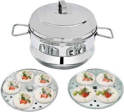Panca Idli Maker With 2 Plates, Stainless Steel Idli Cooker, Idly Panai ...