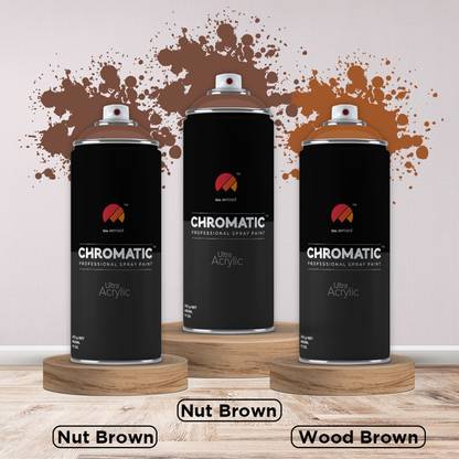 Chromatic Nut Brown, Nut Brown & Wood Brown Spray Paint 400 ml Price in ...