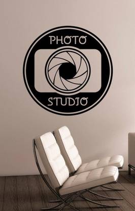 LYOMAN 59 cm Photo Studio Sign Vinyl Decal Window Sticker Camera Art ...
