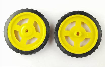 TRUSTECH BO Wheel BO Motor Wheel 7 * 1cm BO Gear Motor Wheels, Robotic ...