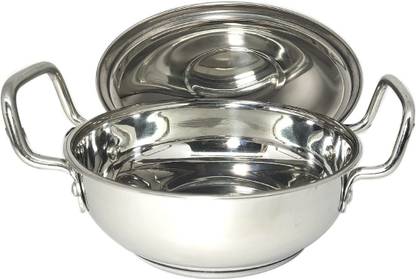 bartan hub Kadhai 21 cm diameter with Lid 2 L capacity Price in India ...