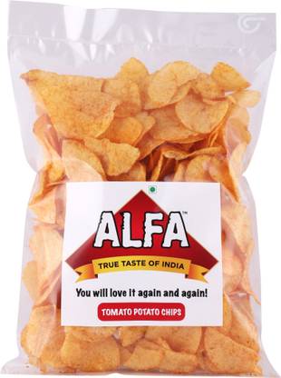 Alfa Foods and Snacks Tomato Potato Chips Price in India - Buy Alfa ...