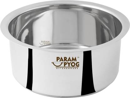 PARAMPARAGAT UPYOGITA Stainless Steel Patila | Silver Tope | SS ...