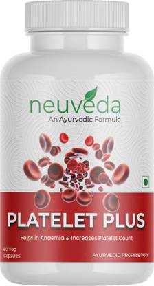 neuveda Platelet Plus Capsules - 60 Capsules | Ayurvedic Platelet ...