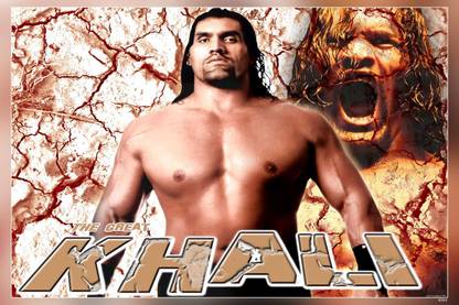 Great Khali Matte Finish Poster Paper Print - Animation & Cartoons ...