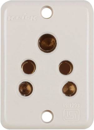 KLICK 5 Pin Switch Socket, Heavy Duty, Heat Resistive for Home ...