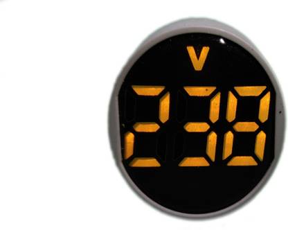 MAHALUXMI Volt Meter, Voltage Meter Indicator, LED Signal Lamp ...