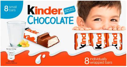 Kinder chocolate 8 , orange Bars Price in India - Buy Kinder chocolate ...