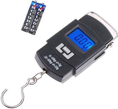 QNOVE 50Kg Portable Hanging Luggage Weight Machine C447QA Weighing ...