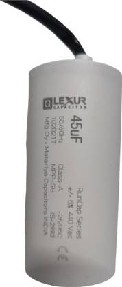 Lexur Capacitor 45 MFD Multipurpose AC Capacitor Motor Control ...