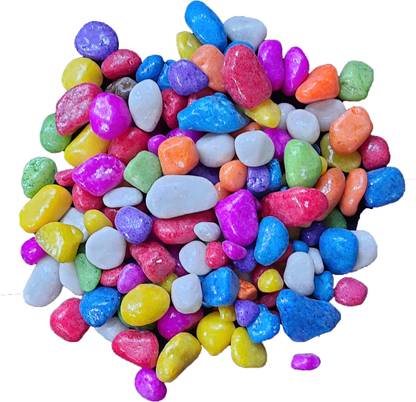 Vyonald 21_Color Stone for Aquarium and Decoration Polished Angular ...