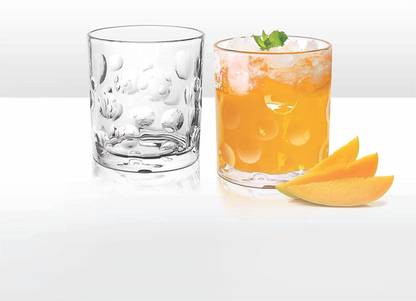 TREO (Pack of 6) Fizz 225 ml Glasses Glass Set Water/Juice Glass Price ...