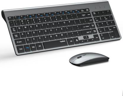 Topmate KM9000GB Wireless Keyboard and Mouse Wireless Laptop Keyboard ...