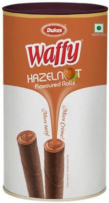 Dukes Waffy Hazelnut Flavoured Wafer Rolls 300 g Wafer Rolls Price in ...
