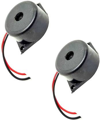 AVS COMPONENTS 3-12v 32mm Pizo Buzzer Continuous Ringing Buzzer for ...