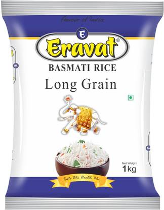 Eravat LONG GRAIN @1 Basmati Rice (Long Grain, Polished) Price in India ...