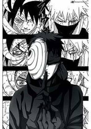 Uchiha Obito Manga Matte Finish Poster Paper Print - Animation ...