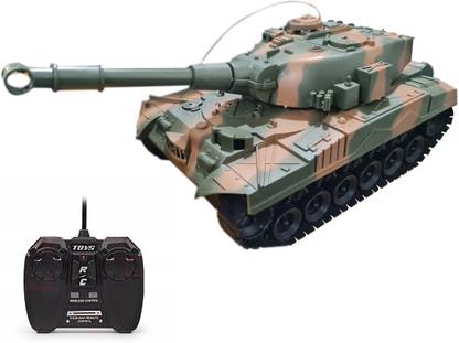 IndusBay Remote control RC Military Tank Army Battle Tank with Remote ...