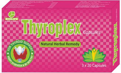 Bio Life THYROPLEX CAPSULE (Thyroed Disorder) BLISTER pack of 2 Price ...