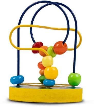 baybee Wooden Beads Maze Roller Coaster Puzzle Game Kids Toys, Wooden ...