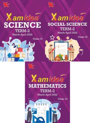 Xam Idea Class 10 Science,Social Science,Mathematics Book For Term 2 ...