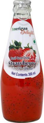 American Delight Basil Seed Drink Strawberry Flavour Price in India ...