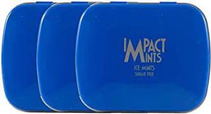 Impact Mints Ice Mints| Sugar-Free Mints | 14g (Pack of 3) Ice Mint ...