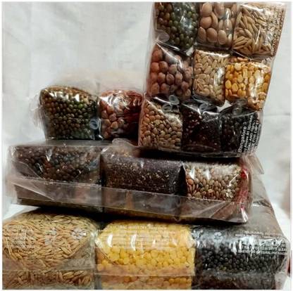 SSS Navadhanyam Set | Navadhanya for Navagraha Puja | Grade A Quality ...