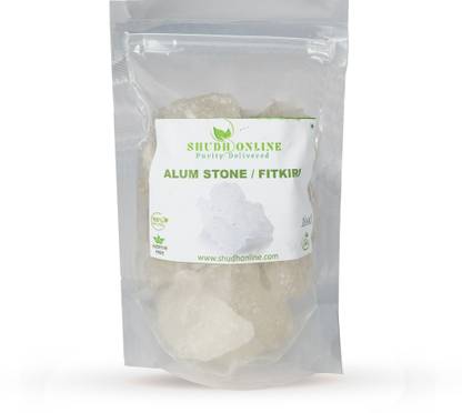 Shudh Online Alum Stone, Fitkari Stone, Fitkiri Block (100g), Fitakri ...