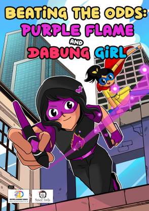 Beating the Odds: Purple Flame and Dabung Girl - Superhero Graphic ...