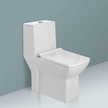 InArt Western Floor Mounted One Piece Water Closet Ceramic Toilet ...