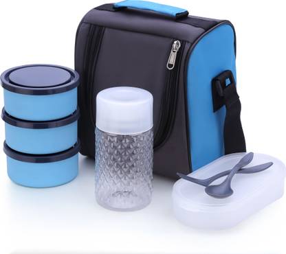 Flipkart.com | FLAMEHDFHGDF 1112 Stainless steel lonch box 5 Containers ...