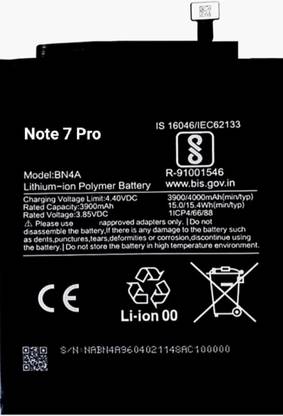 NetTorn Mobile Battery For Xiaomi Redmi Note 7 Pro II BN4A Price in ...