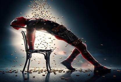 K8FXbSL7 deadpool deadpool 2 shell casing chair wallpaper Poster Paper ...