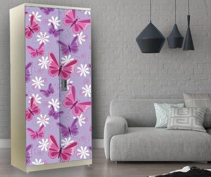 Luxury 84 cm Almirah Sticker Extra Large Floral Design for Almirah ...