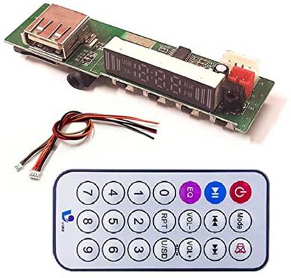 ERH India Bluetooth fm USB aux Card mp3 Stereo Audio Player decoder ...