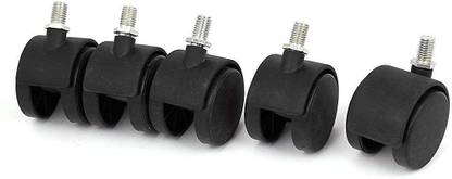 Adnate Chair Wheel Castor Black Chudi Tyre-10 Thread Chudi Type ...