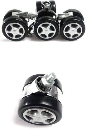 Adnate Chair Wheel Castor Silver Chudi Tyre-04 Thread Chudi Type ...