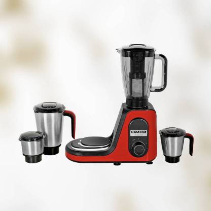 Faber FMG Master Chef 800 3J+1PC Mystic Red 800 Mixer Grinder (4 Jars ...
