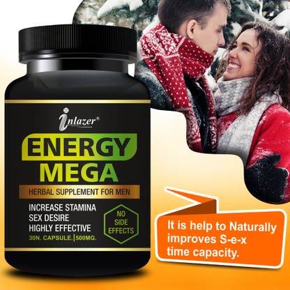 inlazer Energy Mega Tablets Sexual Capsule Keep Your Women Satisfied Double Power Price in India ...
