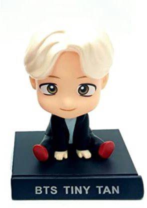 kawaii kart BTS Tiny Tan Jimin Action Figure Bobblehead Toy with Mobile ...