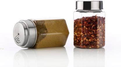 2Mech Oregano Chilli Flake Dispenser Spice Shakers with Stainless Steel ...